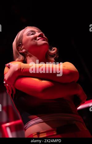 Caity Baser performs on stage during a concert at KOKO Stock Photo - Alamy