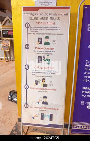 BOTEN, LAOS - NOVEMBER 14, 2019: Construction site in Boten town on ...