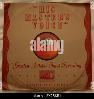 An old 78 rpm gramophone record Stock Photo - Alamy