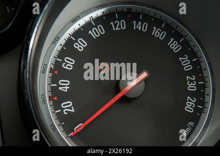 Diesel particulate filter warning light on a car dashboard Stock Photo ...