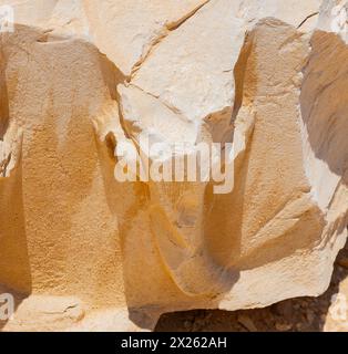 Egypt, Fayum, Hawara, small open air museum near the pyramid of ...