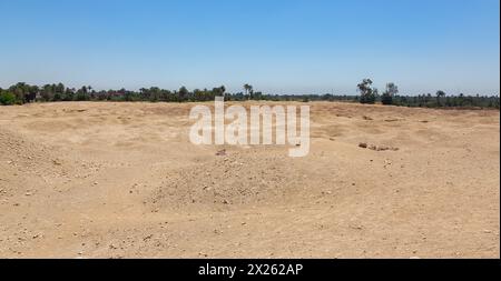 Egypt, Fayum, Hawara, pyramid of Amenemhat III Stock Photo - Alamy