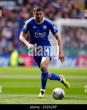 Leicester City's Conor Coady during the Premier League match at King ...