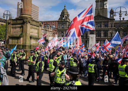 Glasgow, Scotland, on 20 April 2024. Believe in Scotland pro ...