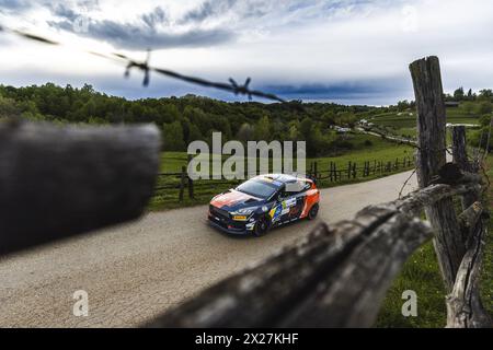 58 Max SMART, Cameron FAIR, Fiesta Rally3, action during the Croatia ...