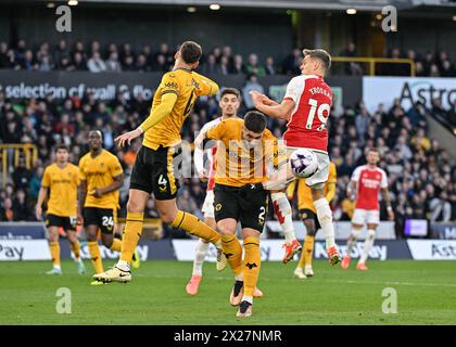 Matt Doherty of Wolverhampton Wanderers with the ball during the ...