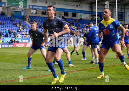 Stefan Ratchford of Warrington Wolves before the Betfred Super League ...