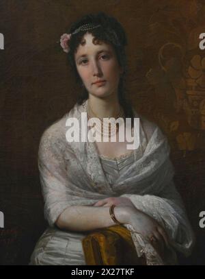 Italy, italian lace with pearls Stock Photo - Alamy