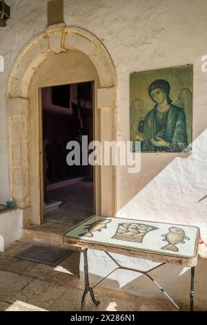 Tower of Anafonitria Monastery on Zakynthos Island, Greece Stock Photo ...