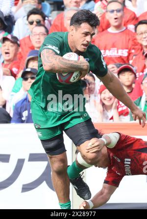 DynaBoars' Jackson Hemopo during the 2024-25 Japan Rugby League One ...