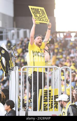 Columbus, Ohio, USA. 20th Apr, 2024. Columbus Crew fans during the ...