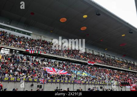 Fans in the grandstand. Chinese Grand Prix, Saturday 13th April 2019 ...