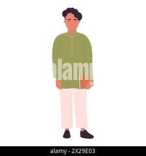 Teenager boy design, person portrait young youth student and teen theme ...