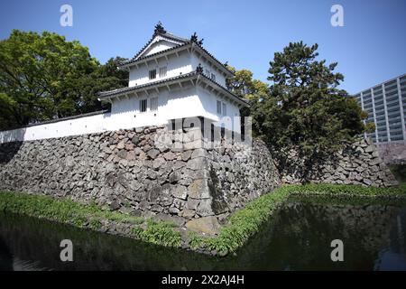 Funai Castle in Oita City, Oita Prefecture, on the island of Kyushu ...