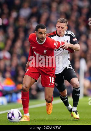 Fulham's Timothy Castagne during the Premier League match at Craven ...