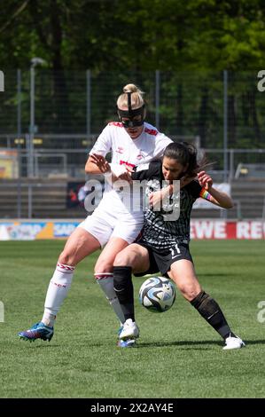 COLOGNE, GERMANY - 20 APRIL, 2024: The football match of 1.FC Koeln vs ...