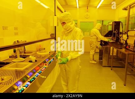 EVG mask aligner. Photolithography Room. Cleanroom. Nanotechnology ...