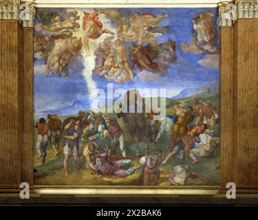 The Conversion of Saul is a fresco painted by Michelangelo Buonarroti (c. 1542–1545). It is ...