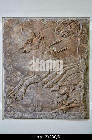 Palace Relief, Reconstruction of Assyrian Palace, Pergamon Museum ...