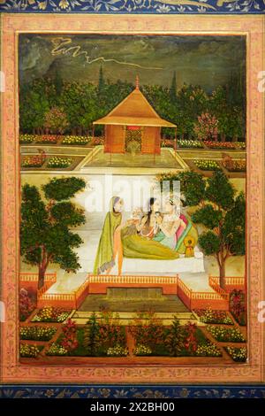 Mughal miniature painting, Islamic Art, India, Pergamon Museum, Berlin ...