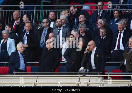 Manchester United co-owner Sir Jim Ratcliffe, CEO Ineos, shows his ...