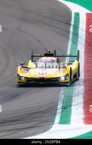 KUBICA Robert (pol), AF Corse, Ferrari 499P #83, Hypercar, portrait ...