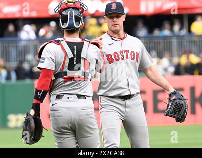 Boston Red Sox' Connor Wong bunts off Cleveland Guardians starting ...