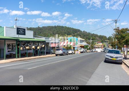 Town centre, Princes Highway, Cobargo, New South Wales, Australia Stock ...