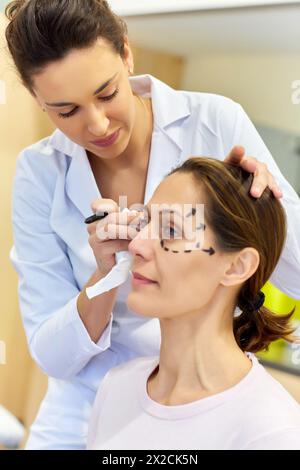 Facelift. Blepharoplasty. Rhytidoplasty. It involves stretching the ...