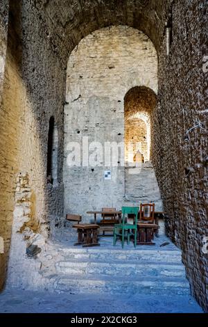 Part of ruins of arch-shaped structure of Ottoman architecture at ...