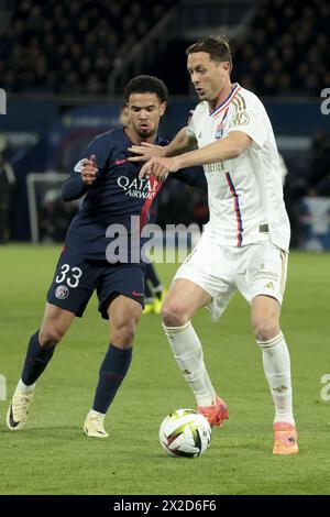 Nemanja Matic of Lyon during the French championship Ligue 1 football ...