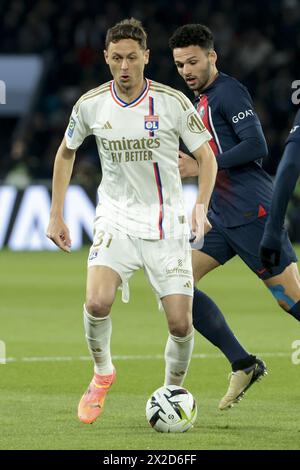 Nemanja Matic of Lyon during the French championship Ligue 1 football ...