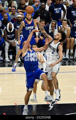 Dallas Mavericks center Dereck Lively II (2) looks on after making a ...