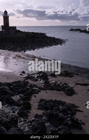 Old lighthouse portpatrick harbour, Stranraer, Scotland Stock Photo - Alamy