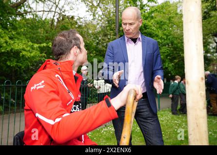 London Marathon Events Director Hugh Brasher, men's elite race winner ...