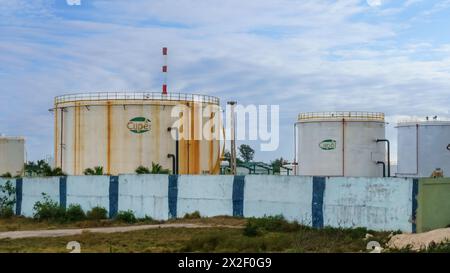 Cupet Oil Tanks, Matanzas, Cuba Stock Photo - Alamy