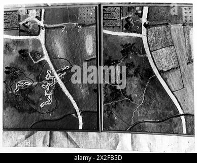 CAMOUFLAGE - Models in relief showing the right and wrong methods of ...