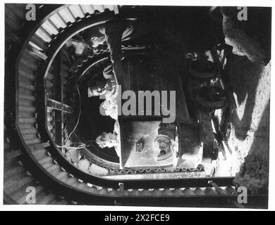 SUBTERRANEAN OPERATIONS CENTRE UNDER CONSTRUCTION - A sapper excavating ...