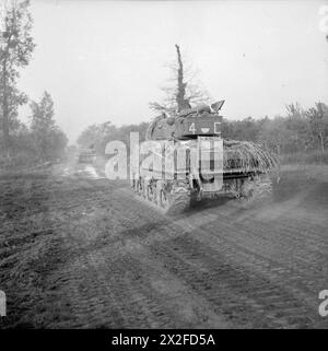 The Battle For Normandy, 1944 Sherman tanks of 33rd Armoured Brigade ...