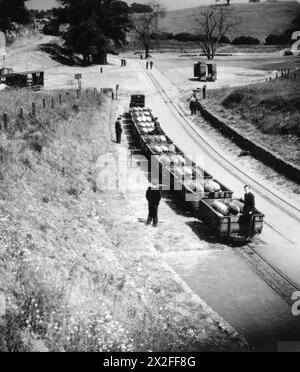 At No. 21 Maintenance Unit, Fauld, Staffordshire, 250-lb MC bombs were ...
