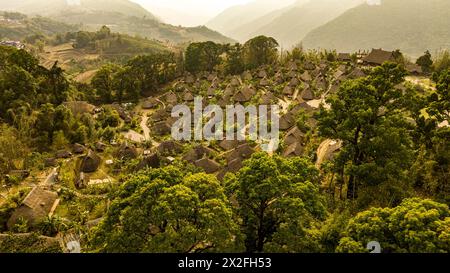Photo taken on April 21, 2021. shows sunset in Zadar, Croatia. Photo ...