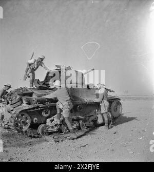 World War II Italian M13/40 tank displayed at El Alamein Military ...