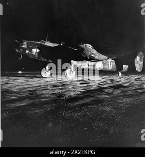 Handley Page Halifax Mark II Series 1s of No. 10 Squadron RAF, based at ...