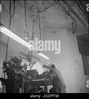 In 1942, shop superintendent Charles Tunstall gives instructions to a ...