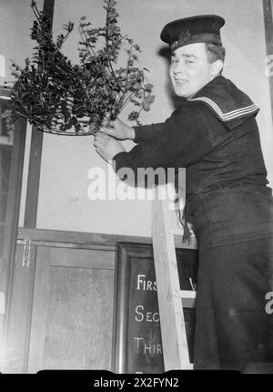 In December 1940, at HMS Drake Royal Naval Barracks, Devonport ...