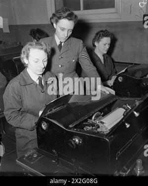 Wireless operators of the Women's Auxiliary Air Force with an RAF ...
