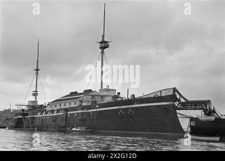 HMS DEFIANCE, TRAINING ESTABLISHMENT. SEPTEMBER 1940, HMS DEFIANCE ...