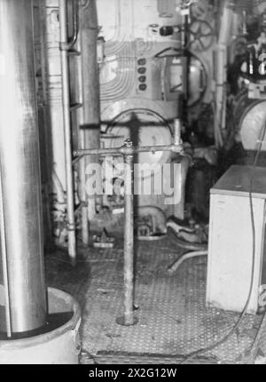 INTERIOR OF HM SUBMARINE GRAPH, CAPTURED GERMAN U-BOAT (U570). OCTOBER ...