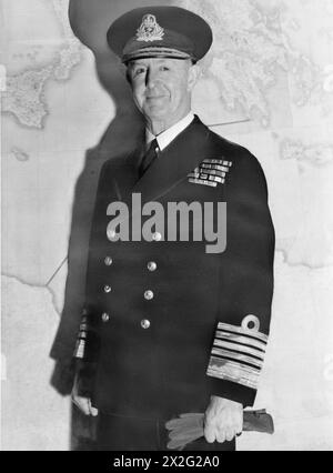 Admiral of the Fleet Sir Andrew Browne Cunningham, First Sea Lord and ...