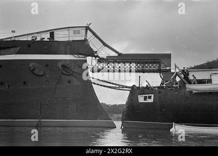 HMS DEFIANCE, TRAINING ESTABLISHMENT. SEPTEMBER 1940, HMS DEFIANCE ...